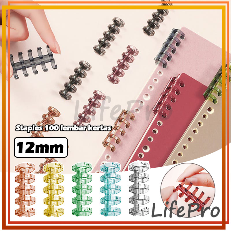 Jual Ring Plastik Binding Binder ( 5 Rings ) / Ring Binder / Spiral ...