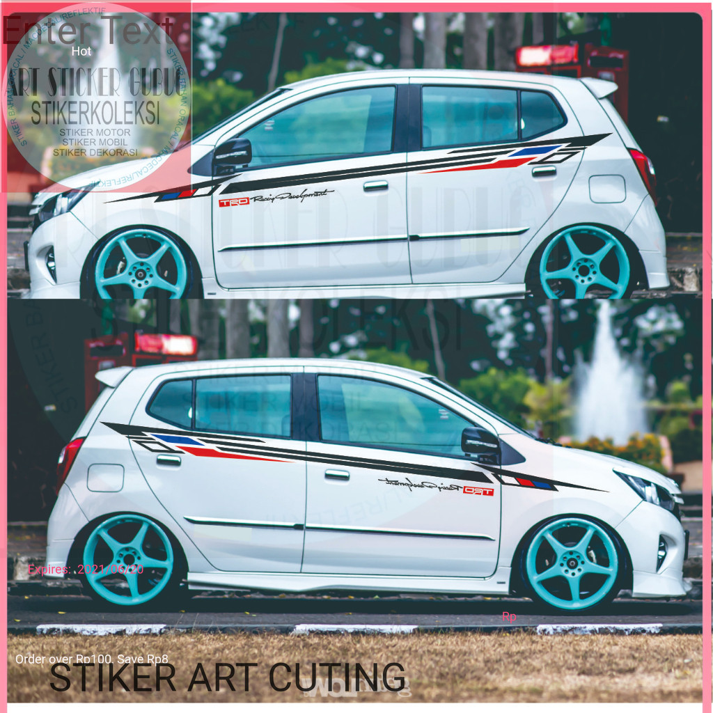 Jual STIKER CUTTING MOBIL STRIPING LIS VARIASI STIKER MOBIL Stiker ...