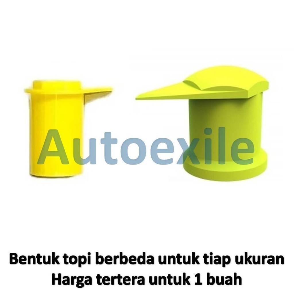 Jual Wheel Nut Indicator Cap 19 21 22 24 27 30 32 33 34 36 41 mm Topi ...