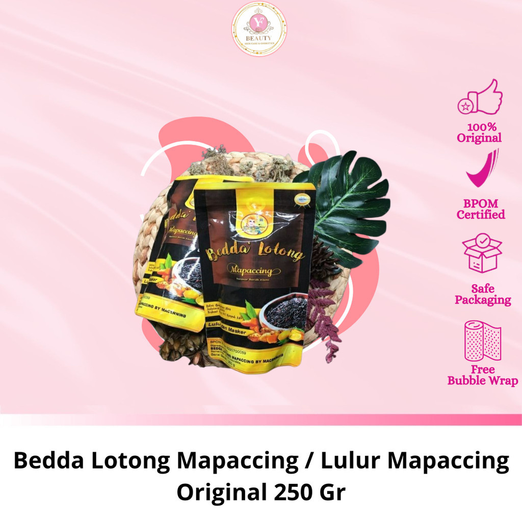 Jual YF BEAUTY Bedda Lotong Mapaccing / Lulur Mapaccing Original 250 Gr ...