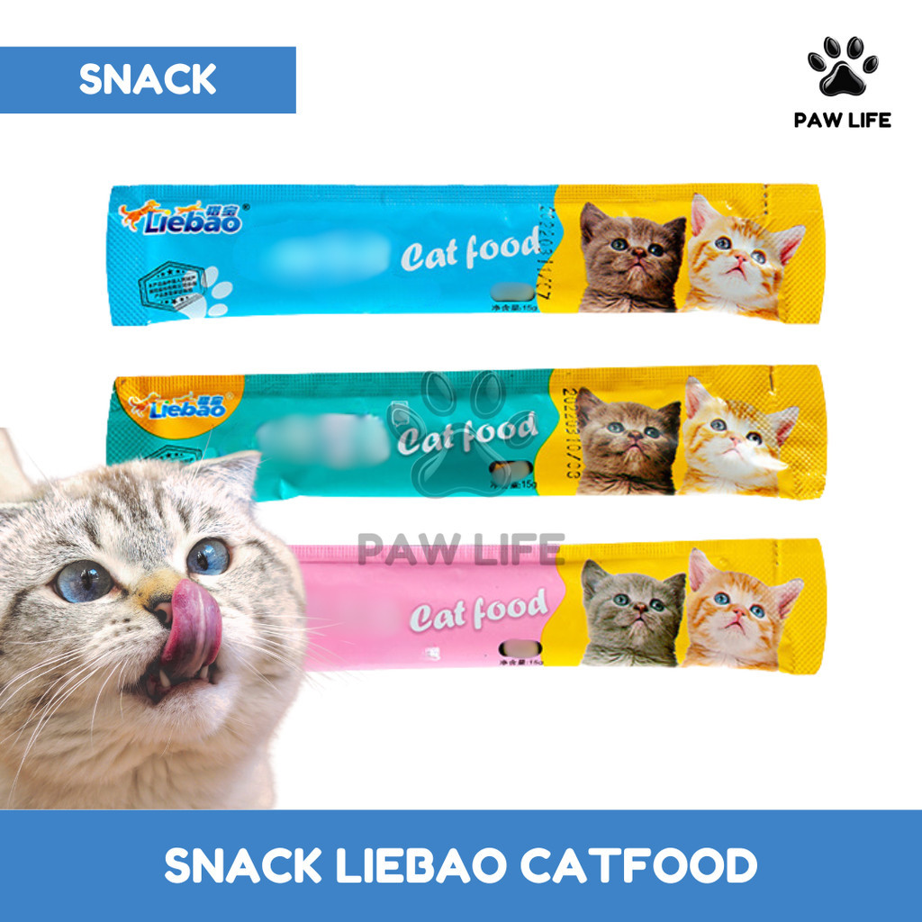 Jual PL Liebao Snack Kucing Creamy Treats | Shopee Indonesia