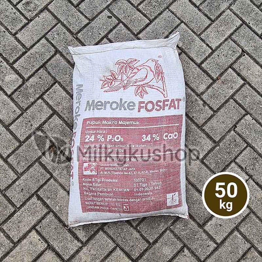 Jual PUPUK MEROKE FOSFAT 50 KG KEMASAN PABRIK VIA GOSEND GRAB | Shopee ...