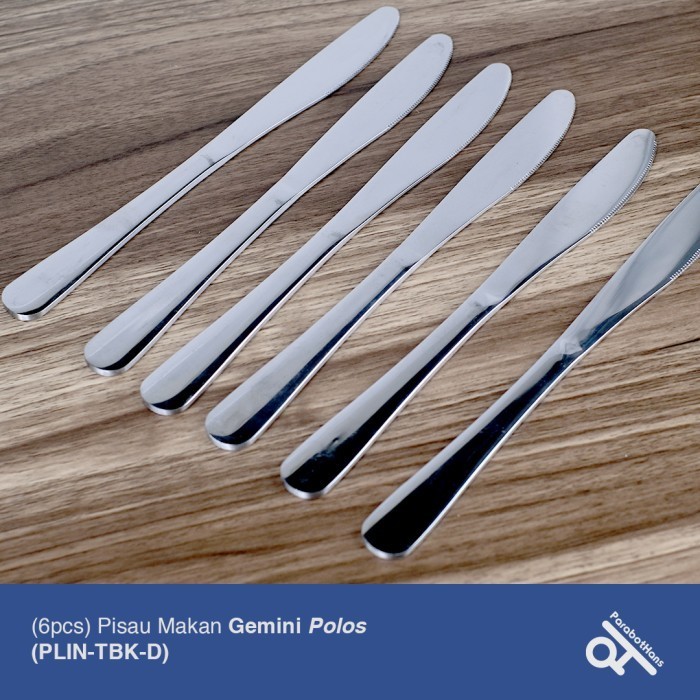 Jual (6 pcs) Pisau Makan Hotel Stainless Steel Table Knife Tebal ...