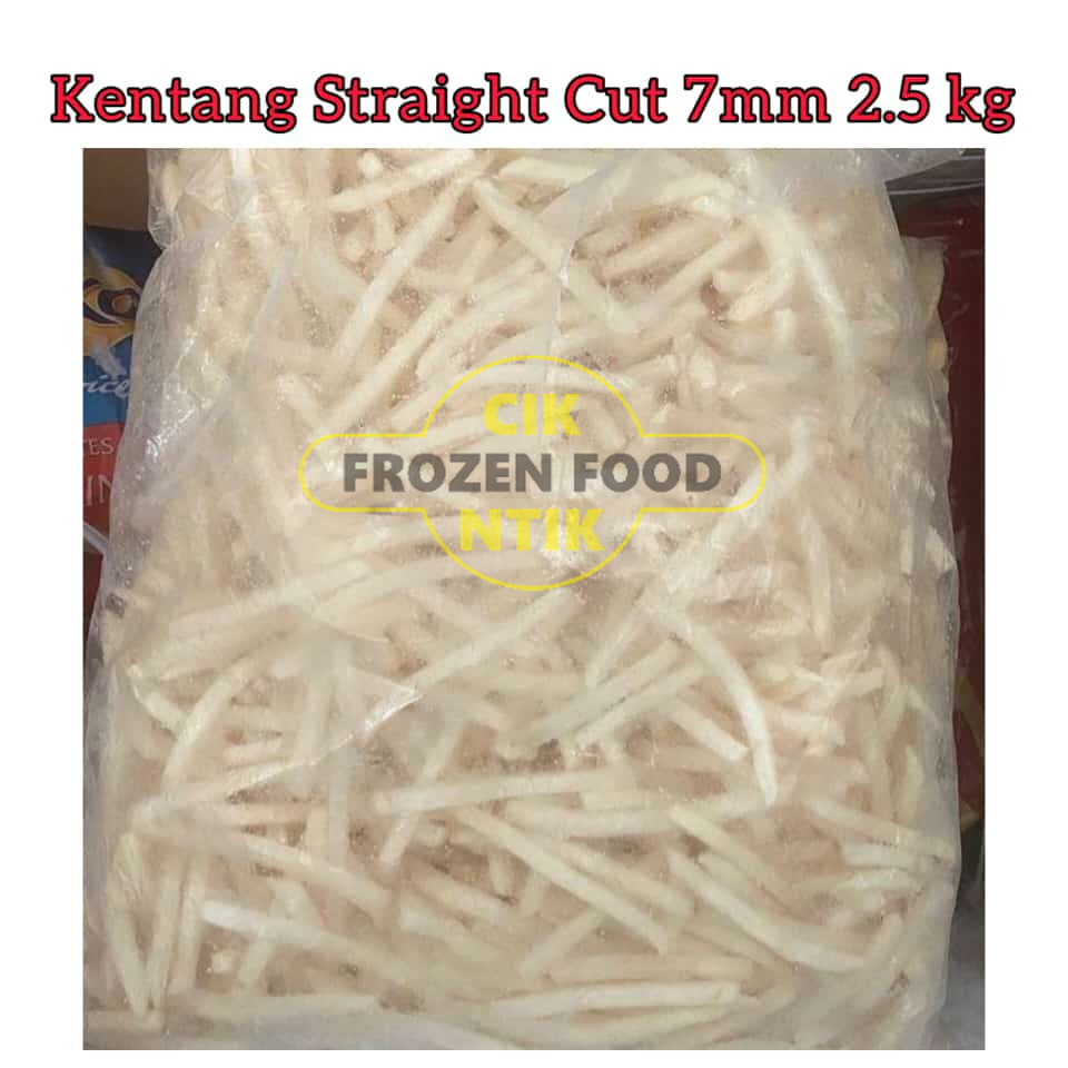Jual straight cut kentang shoestring 2,5kg Frozen food cik ntik Jambi ...