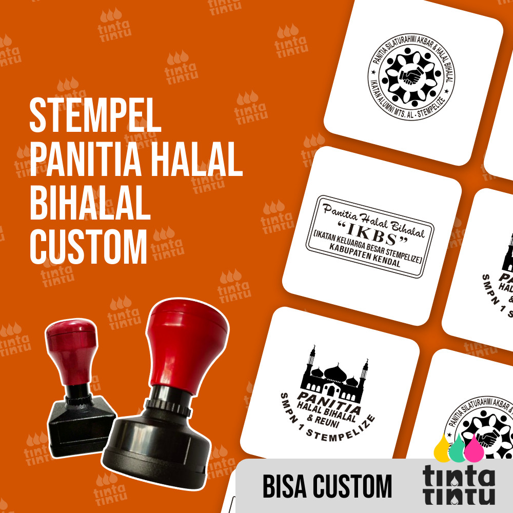 Jual Stempel Panitia Halal Bihalal Custom | Shopee Indonesia