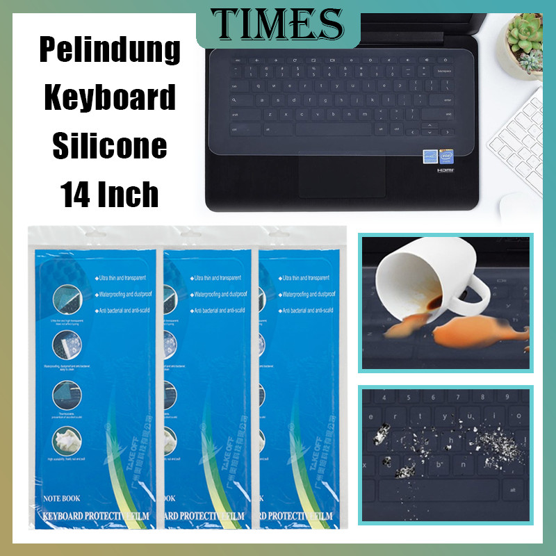 Jual 4pcs Pelindung Keyboard Silicone 14 Inch/Keyboard Protector Tipis ...