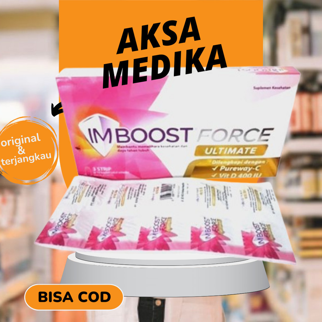 Jual Imboost Force Ultimate Strip Isi 10 Kaplet Original Soho ...