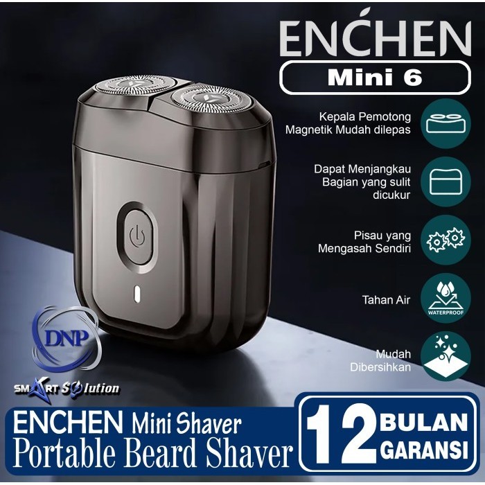 Jual ENCHEN Mini 6 Shaver Alat Cukur Jenggot Elektrik Waterproof ...