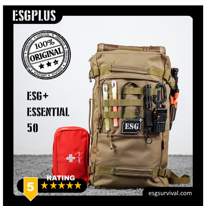 Jual ESG ESSENTIAL 50 SURVIVAL BAG - TAS KESELAMATAN DARURAT LENGKAP ...