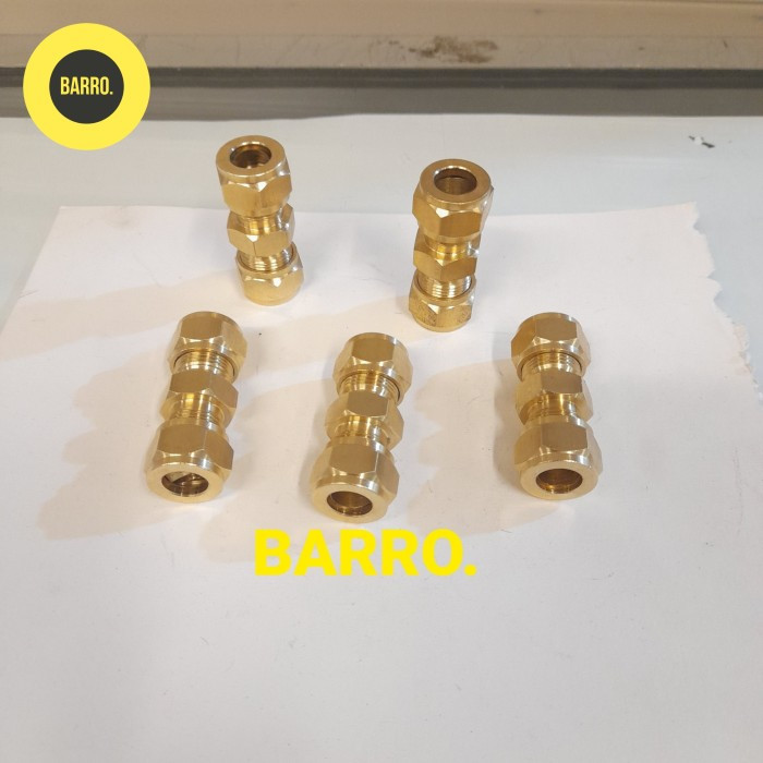 Jual Union Connector Kuningan 1/2" Pipa Tubing Tembaga | Shopee Indonesia