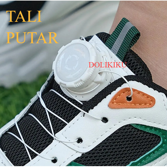 Jual Tali Sepatu Putar Automatis Rotating praktis Shoelace Buckle ...