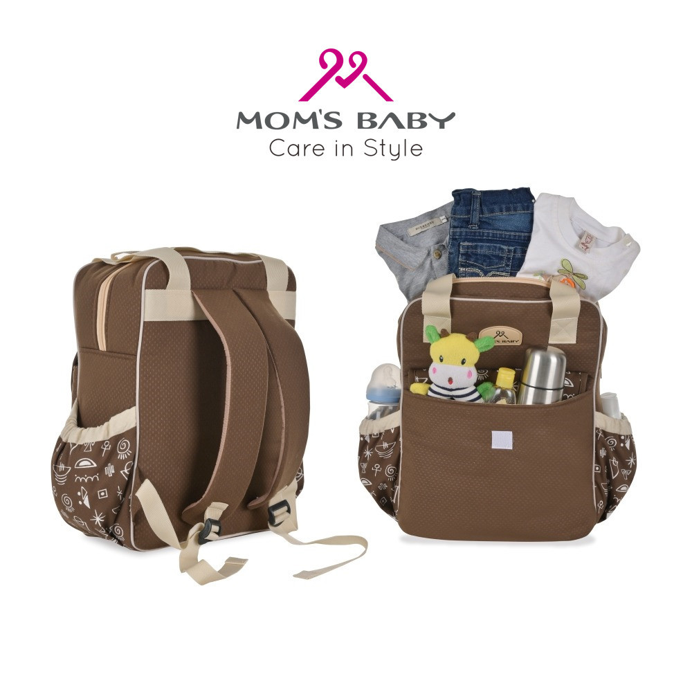 Jual Mom's Baby Tas Bayi Ransel Diapers Bag Indie Series MBT3062 ...