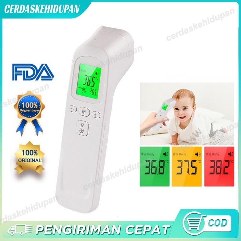 Jual Termometer Bayi digital tembak infrared / thermometer thermogun ...