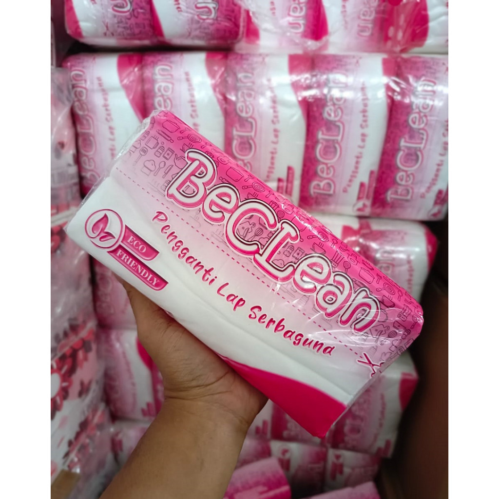 Jual 200gr Tisu Dapur Be Clean ukuran 20x20cm Lipatan Bisa dicuci ...