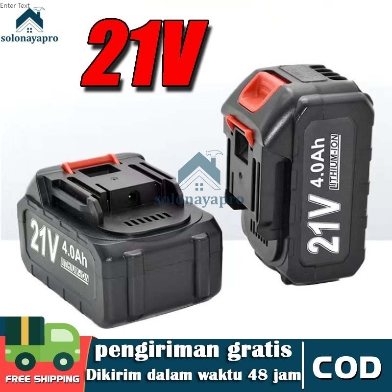 Jual 21v Baterai bor tanpa kabel 21 volt dan Electric drill battery ...