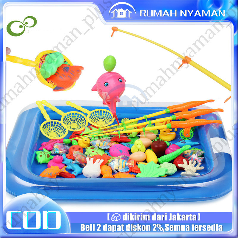 Jual MOMMYCARE MAINAN PANCING IKAN MAGNET DAN KOLAM PANCINGAN MAGNET ...