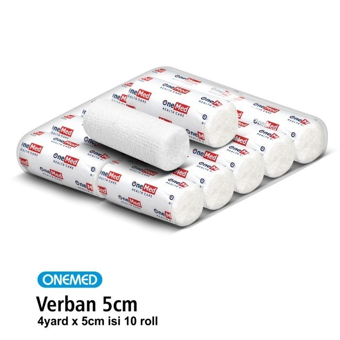 Jual Kasa Verban Perban OneMed 4yard x 10cm pack isi 5 roll | Shopee ...