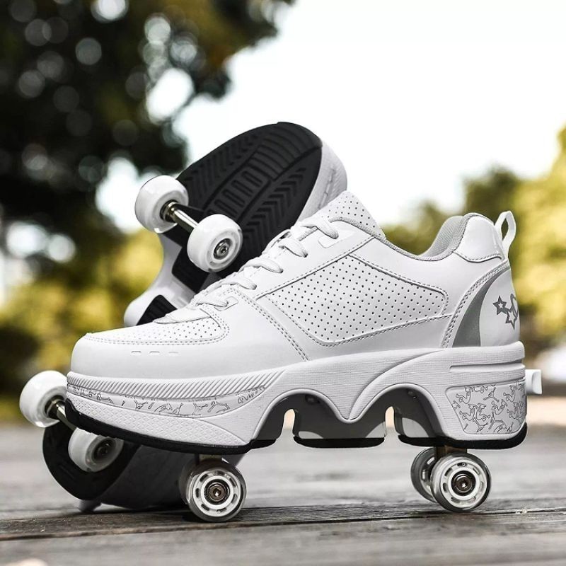 Jual NEW Sepatu Roda 4 roda Kick Roller Fashion Shoes Skates dewasa ...