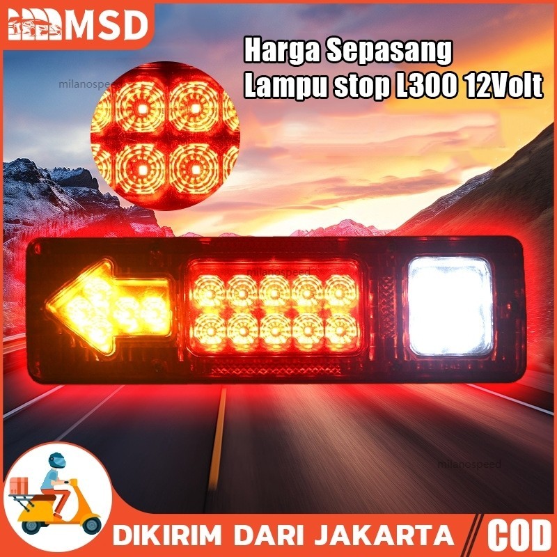 Jual Stop Lamp LED Universal Pick Up L300,Katana,Gran max dll.12 Volt ...