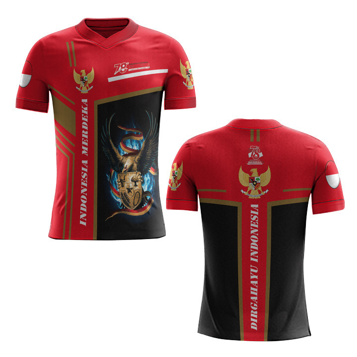 Jual kaos baju 17 agustus HUT RI ke 78 art 14 Fullprint 3D terbaru 2023//HUT RI KEMERDEKAAN ...