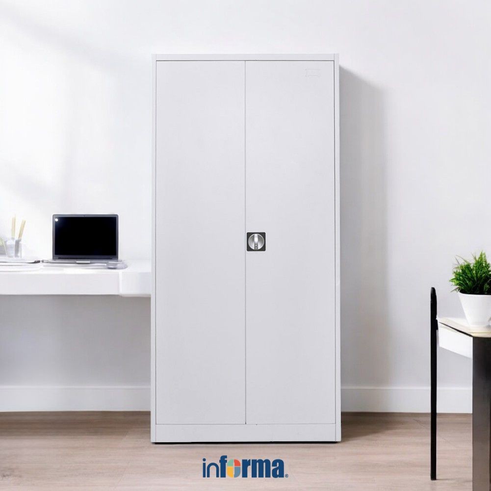 Jual Informa Lemari Arsip Kantor Metal 2 Pintu High - Putih File ...
