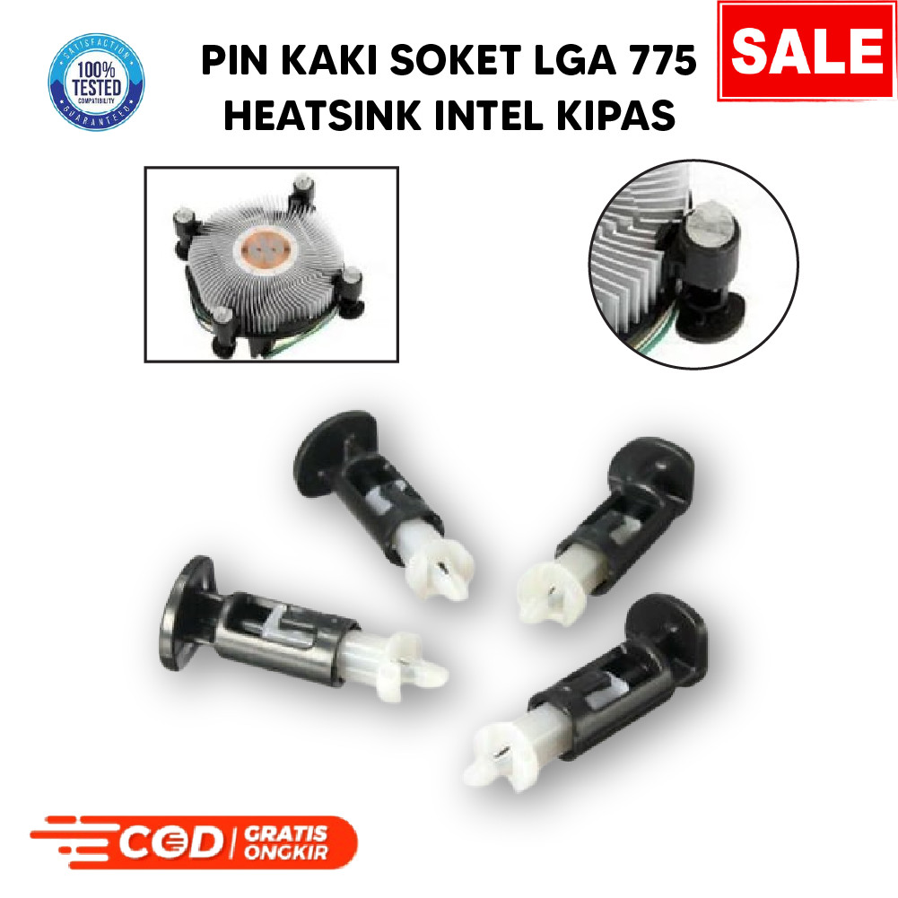 Jual Pin Kaki Soket LGA 775/115x/1200/1700 Heatsink Intel Kipas CPU (1 ...