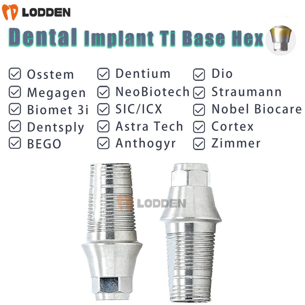 Jual Dental Implant Ti Base Hex Titanium Alloy Osstem/Dentium/DIO ...