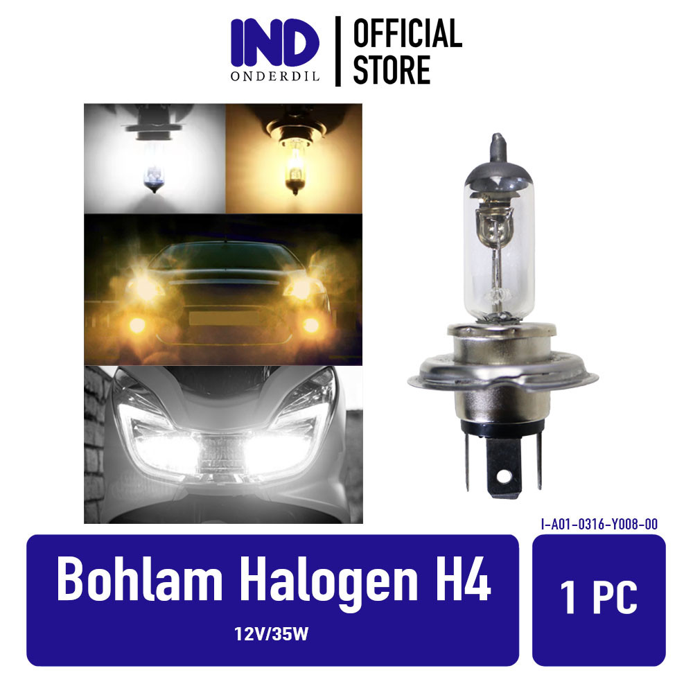 Jual Bohlam Halogen H4 Mobil Motor Universal Vixion Old Bulb Lampu ...