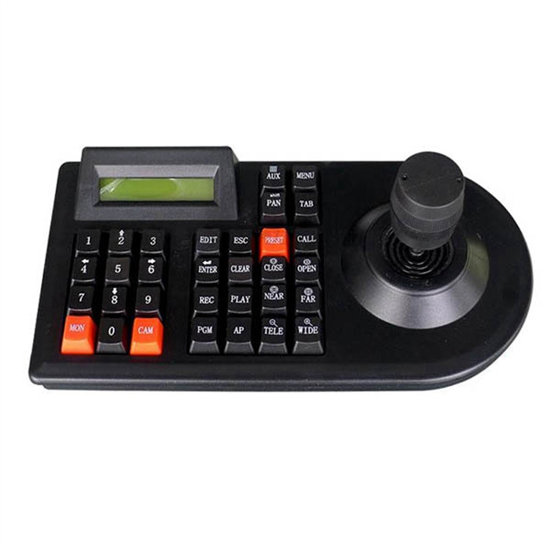 Jual 3D Joystick PTZ Keyboard Pan Tilt Zoom Controller for Analog CCTV PTZ Dome Cameras RS485 ...