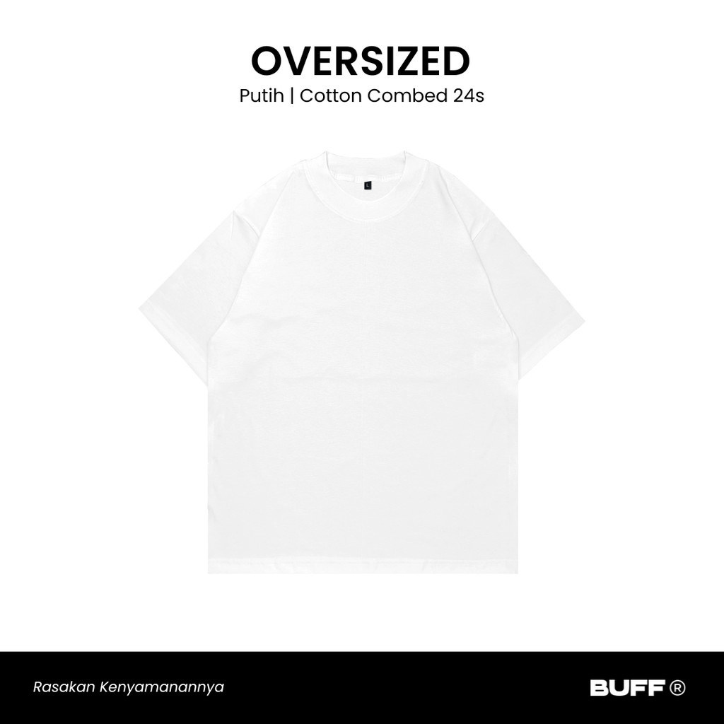 Jual Buff Studios Kaos Oversized Polos Cotton Combed 24s (100% Cotton ...