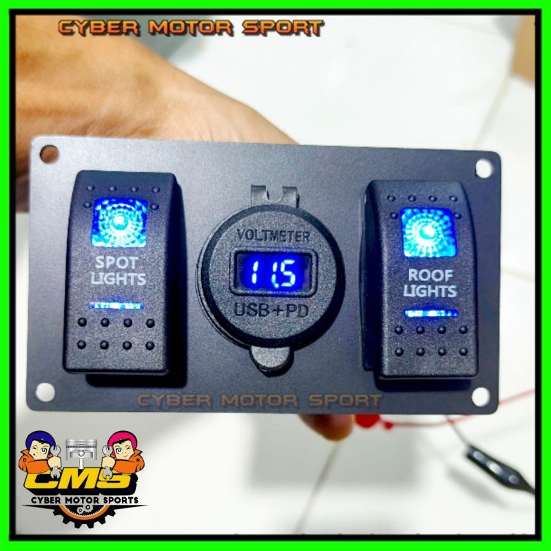 Jual Dashboard interior panel add on mobil universal . saklar panel # 2 ...