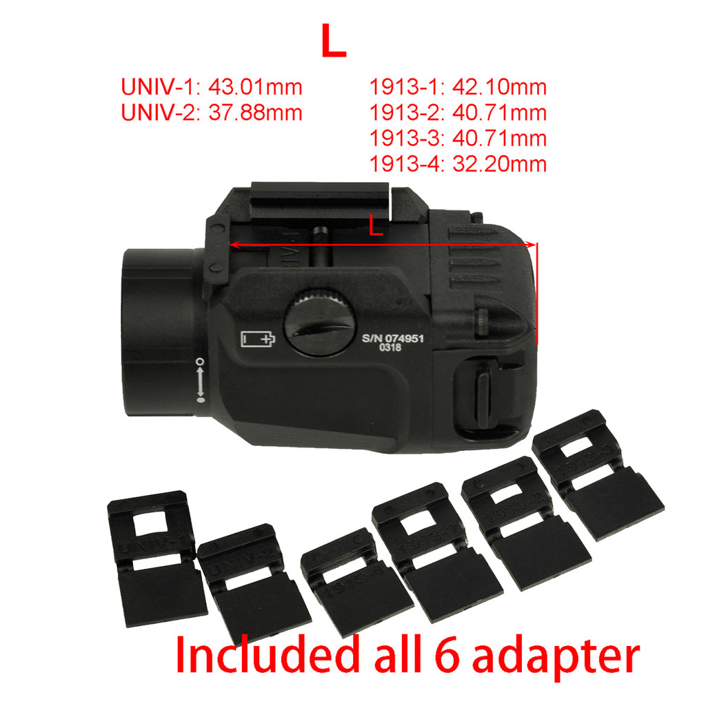 Jual Tactical Hot 20mm Rail Pistol Scout Light Airsoft Weapon Gun Light ...