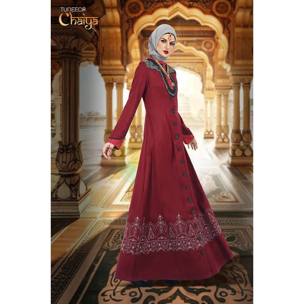 Jual TUNEECA Gamis Anjali Mirza - T-0325013 | Shopee Indonesia