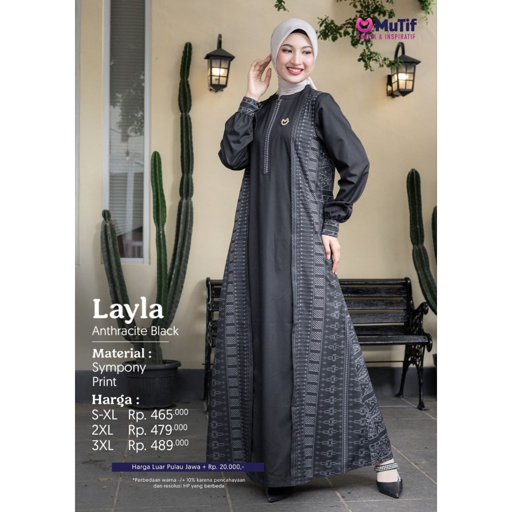 Jual Gamis Mutif Layla (Sarimbit Layla) by Mutif | Shopee Indonesia
