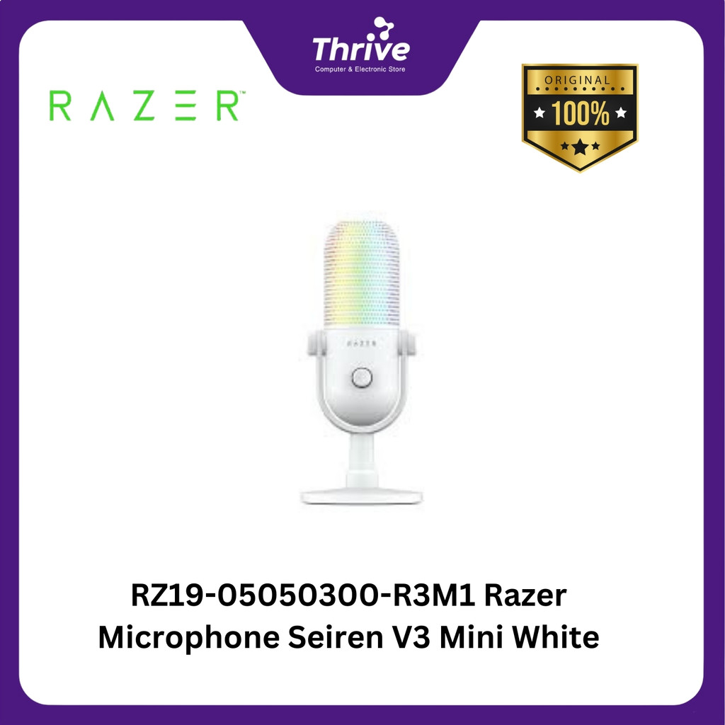 Jual RZ19-05050300-R3M1 Razer Microphone Seiren V3 Mini White | Shopee ...