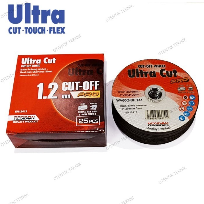 Jual ULTRA CUT MATA GERINDA POTONG 4X1.2MM PRO - GRINDA CUTTING WHEEL 4 ...