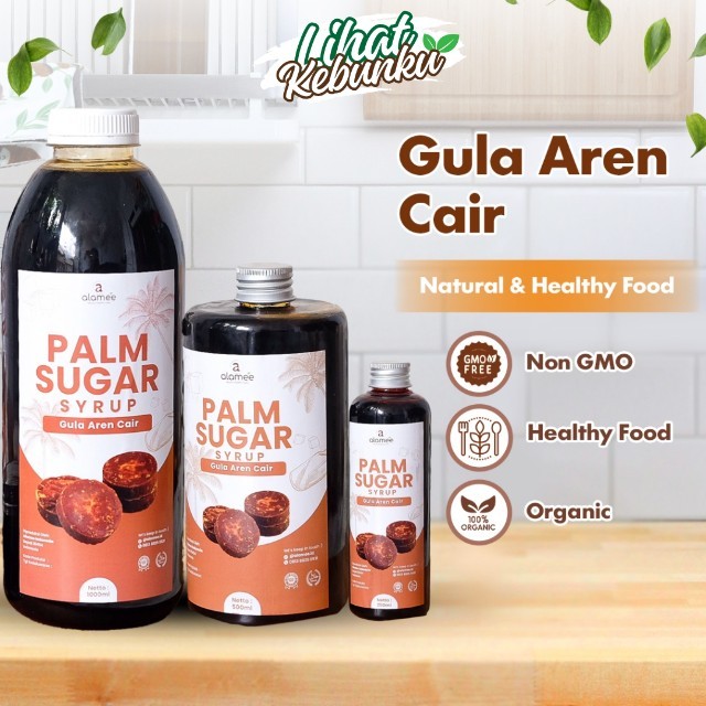 Jual ALAMEE Gula Aren Cair Syrup Palm Sugar Organic Liquid Organik Pure ...