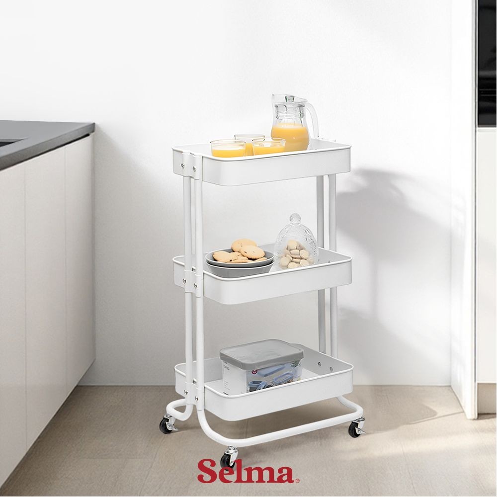 Jual Selma Niana Rak Troli 3 Tingkat Multifungsi - Putih Tempat ...