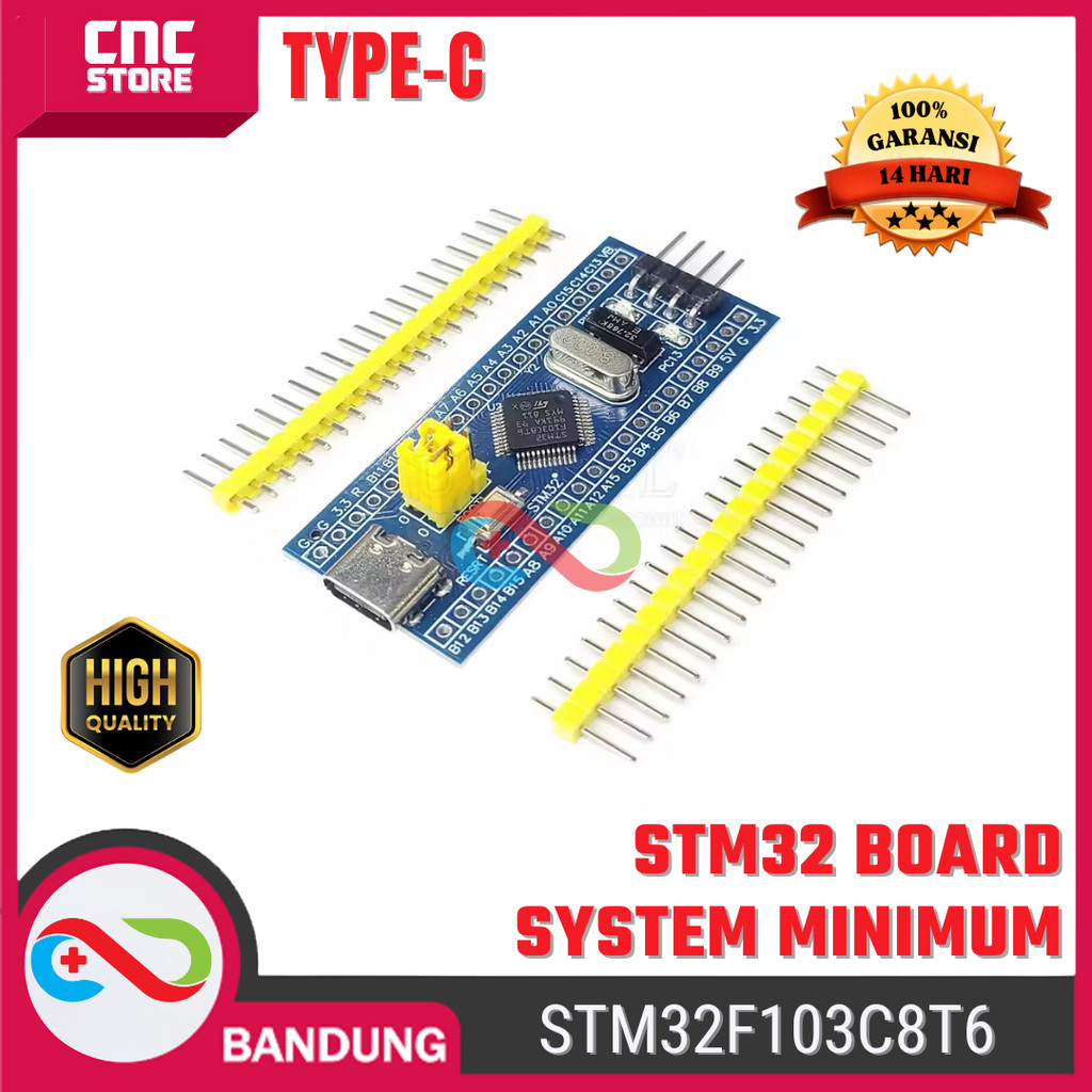 Jual Stm32f103c8t6 Arm Stm32 Minimum System Board Module Type C Shopee Indonesia