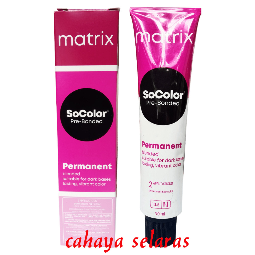 Jual MATRIX SOCOLOR PRE-BONDED PERMANEN HAIR COLOR 90 ML | PEWARNA ...