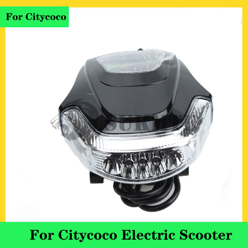 Jual 60V Angel Eyes LCD Light Speed Display Battery Horn Spotlight ...