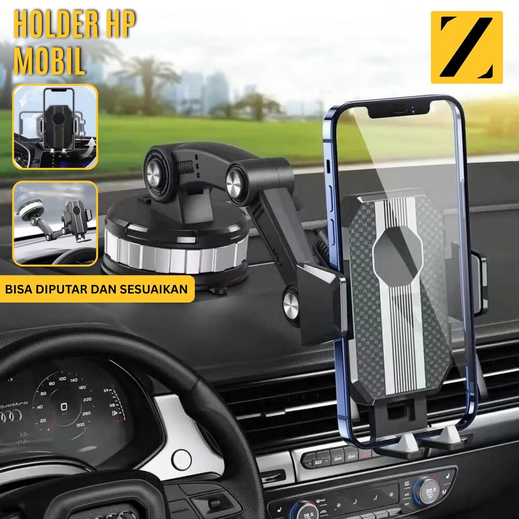 Jual Holder Hp Mobil 4in1 4 in 1 HD61 Dudukan Handphone 360° Dashboard ...