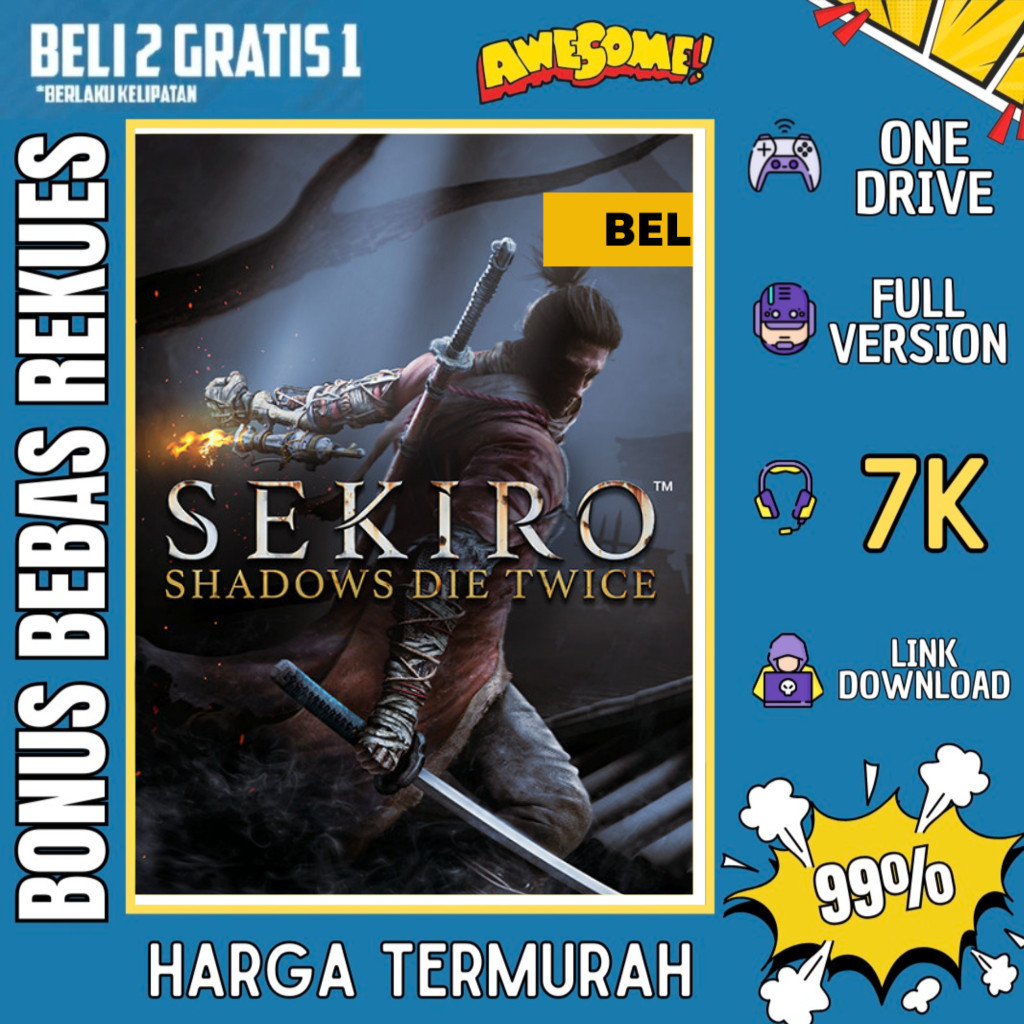 Jual SEKIRO SHADOWS DIE TWICE GOTY EDITION - GAME PC - GAME LAPTOP - PC GAMES - BELI 2 GRATIS 1 ...