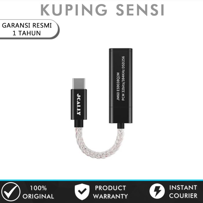 Jual JCALLY JM60 ES9038Q2M Chip DAC USB Type C To 3.5mm Adapter Converter | Shopee Indonesia