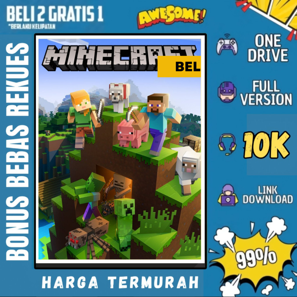 Jual MINECRAFT - GAME PC - GAME LAPTOP - PC GAMES - BELI 2 GRATIS 1 ...