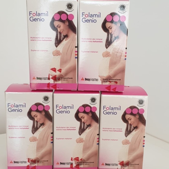 Jual Folamil Genio 1botol isi 30 kapsul | Shopee Indonesia