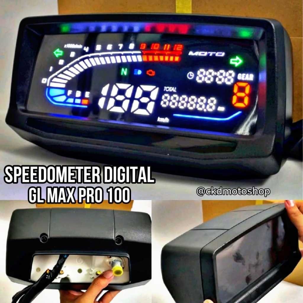 Jual SPEEDOMETER SPIDO DIGITAL GL MAX GL PRO WIN GL 100 IMPORT SPIDO ...