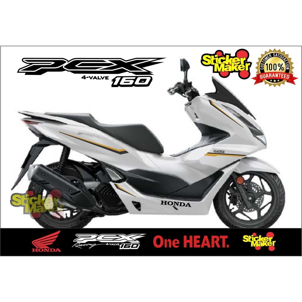 Jual stiker cutting pcx 160 sticker striping garis simpel honda pcx new ...
