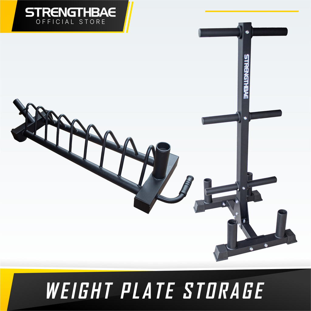 Jual Weight Plate Storage STRENGTHBAE Heavy Duty Weight Tree Rak Plat ...