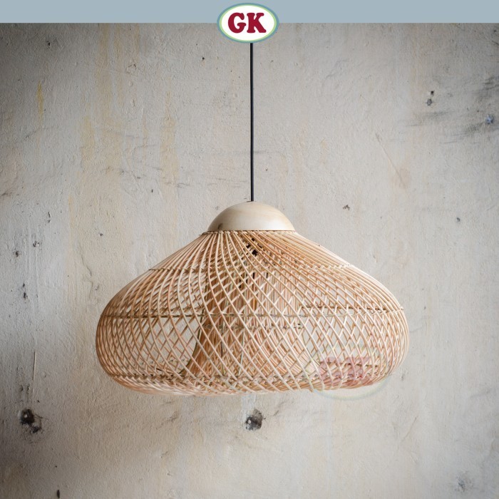 Jual D40 Sarang Lampu gantung rotan KK1053 | Shopee Indonesia